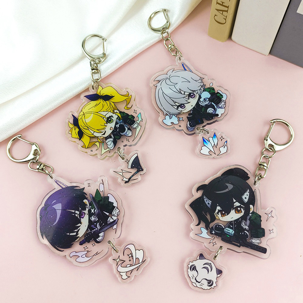 Acrylic Anime Keychain Kaiju No. 8 Double-Side Cartoon Figures Keyring ...