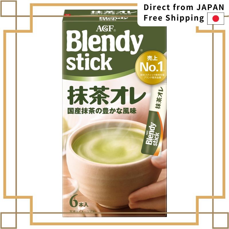 AGF Blendy Stick Matcha Milk 6 Sticks x 6 Boxes 【Powdered Matcha】 | Shopee Singapore