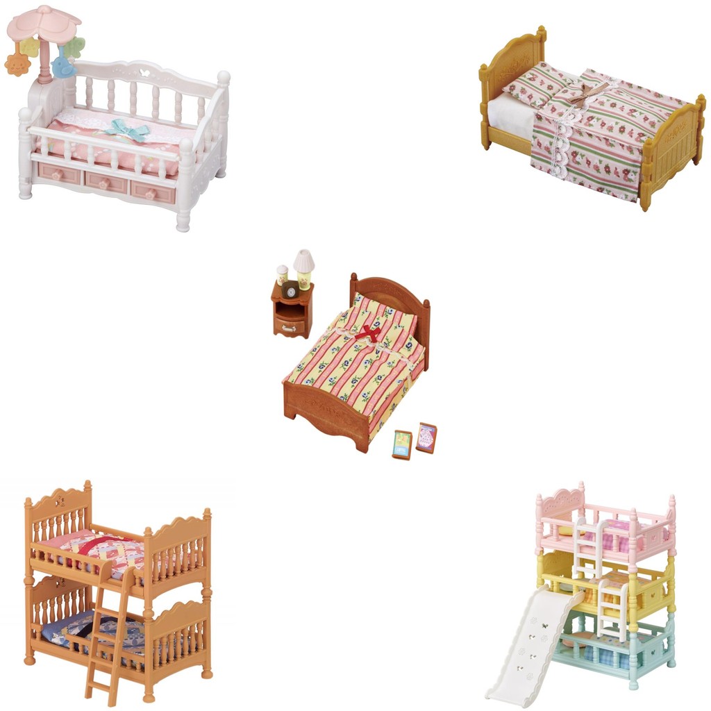 Sylvanian Families Furniture [Single Bed] Ka-523 ST Mark Certification ...