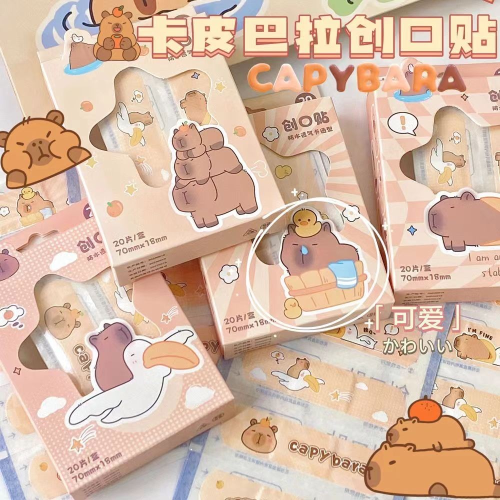 Capybara Bandage Plaster Litty Pony Adhesive Cartoon Waterproof Band ...