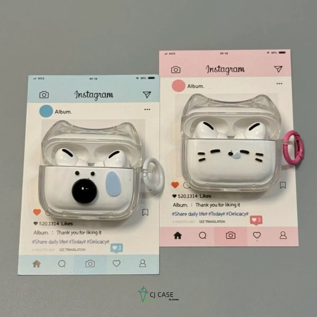 Airpods 4 Case for Dog Cat Sleeping Cute AirPod pro Earphone Protective ...