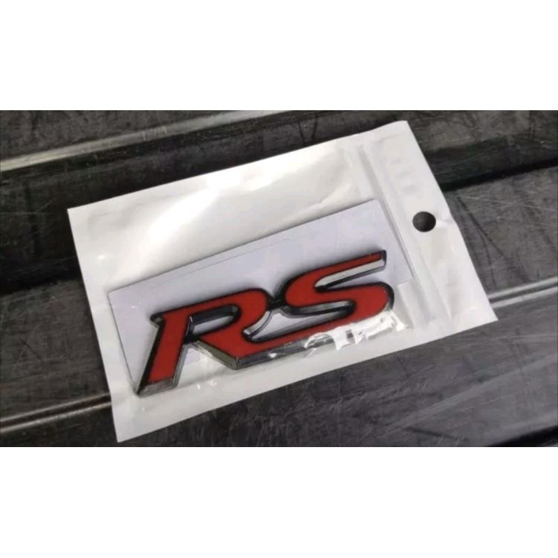 Honda RS metal logo sticker vehicle modifying sticker emblem logo ...