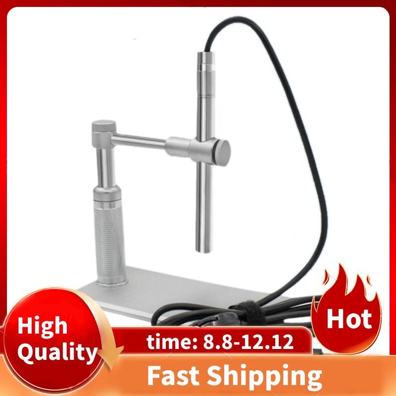 2MP USB Digital Microscope 500X 8 LED Camera Stand Microscopy CMOS ...