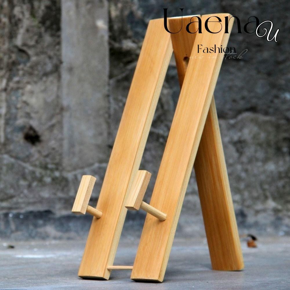 UAENAU Fan Stand, Wooden Stall Hand Fan Bracket, Handheld Fan Holder ...
