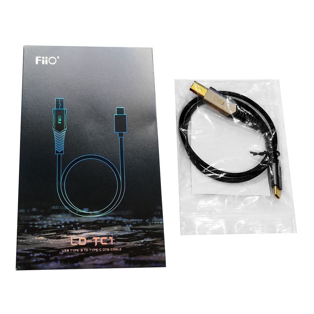 FiiO LD-TC1 USB Type-B to Type-C OTG Adapter Cable (50cm) | Shopee ...