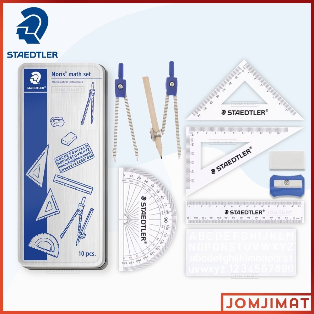 Staedtler Noris Math Set 557 10 / Mathematical Instruments Geometry ...