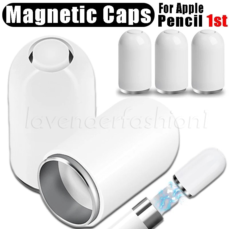 Magnetic Cap Compatible for Apple Pencil 1st Generation - Anti-Scratch ...