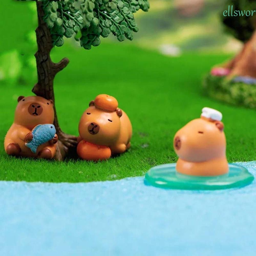ELLSWORTH Capybara Figure Toys, Animals Capibara Simulation Simulation ...