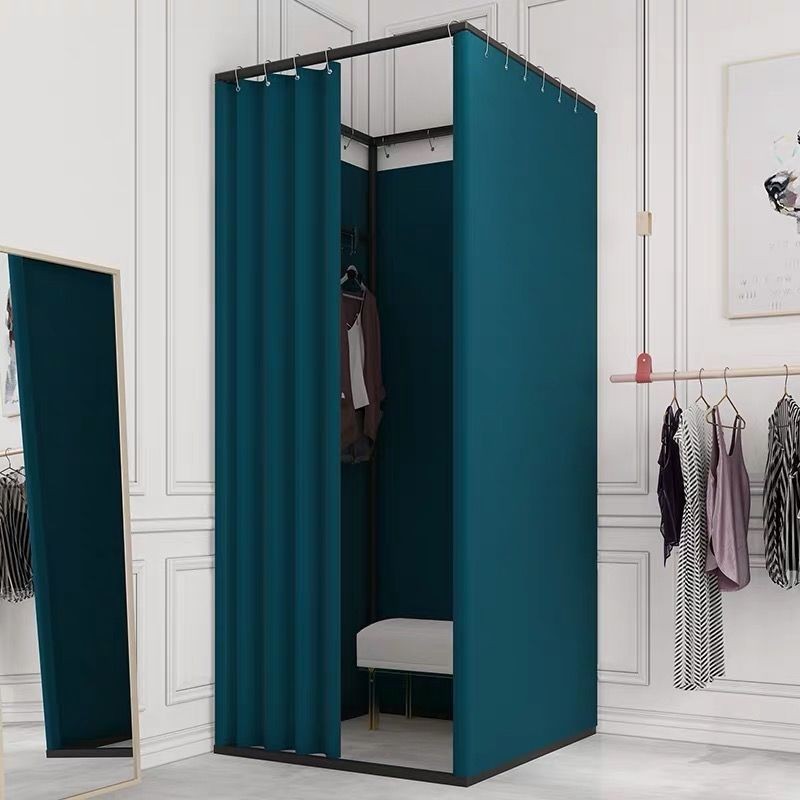 Simple Fitting Room Door Curtain Portable Dressing Room Movable Fitting ...