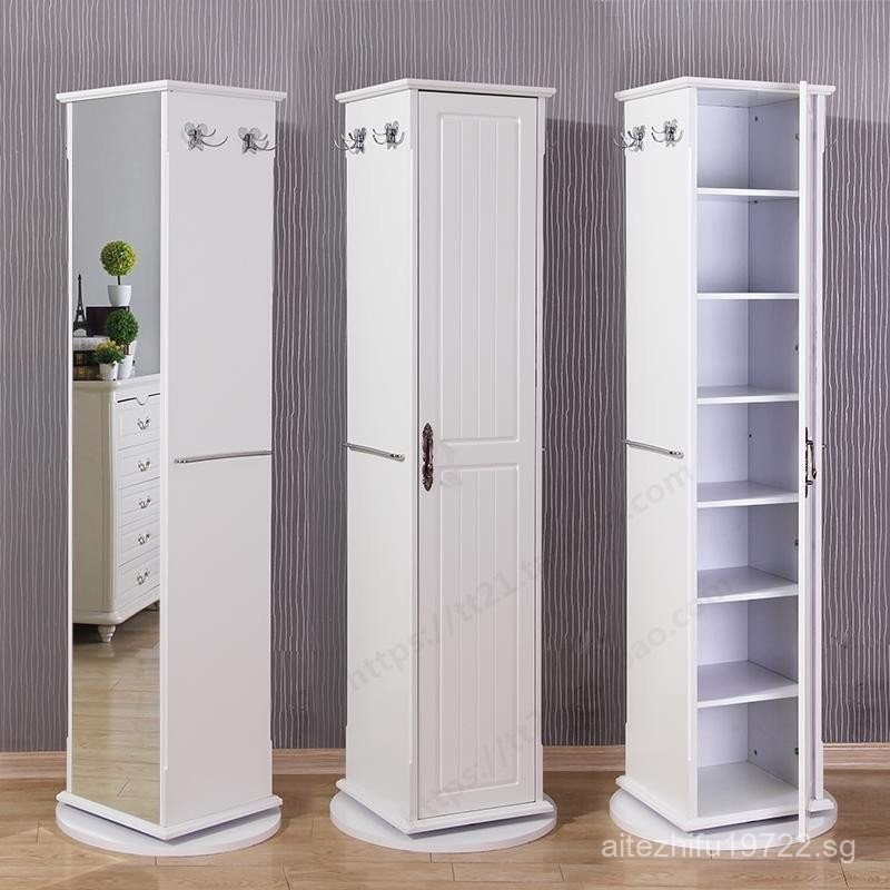 Dressing Mirror Rotating Floor Mirror360Degree Rotating Mirror Home ...