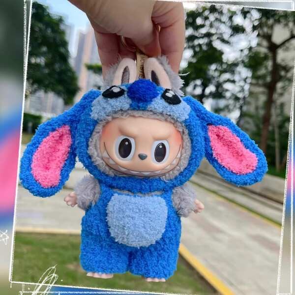 labubu clothes labubu clothes v2 labubu 17cm vinyl baby clothes Stitch ...