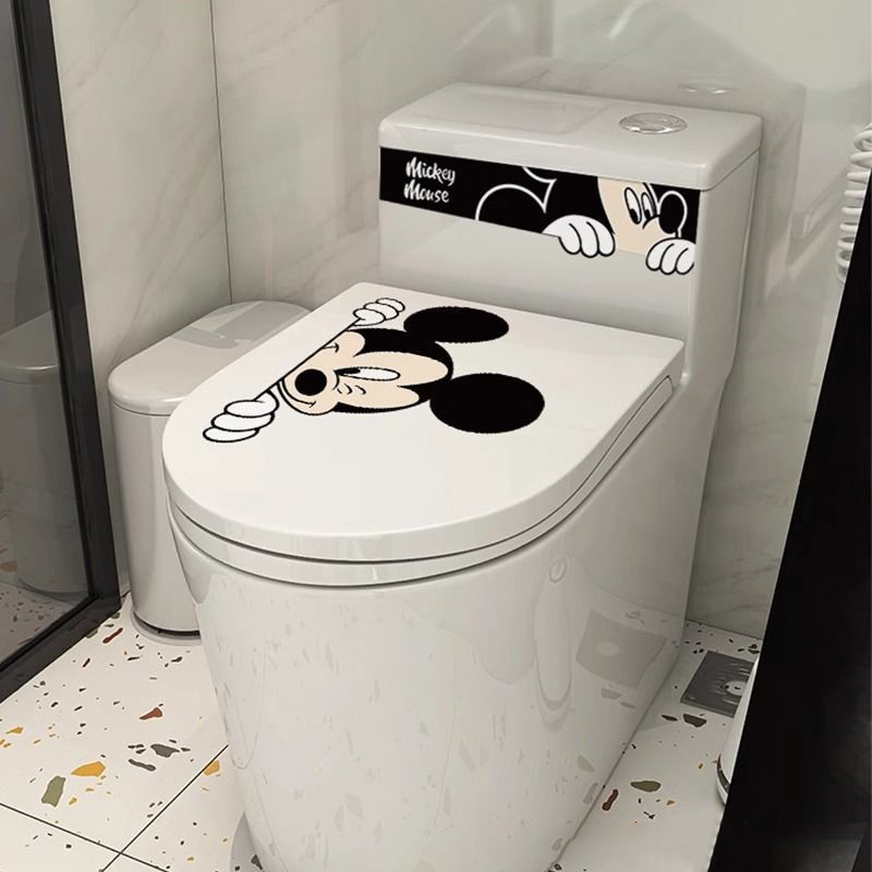 Funny Patterns Personalized Toilet Seat Stickers Decorative Toilet ...