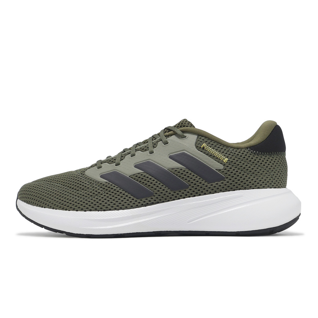 adidas Jogging Shoes Response Runner U Men's Army Green Black Road ...