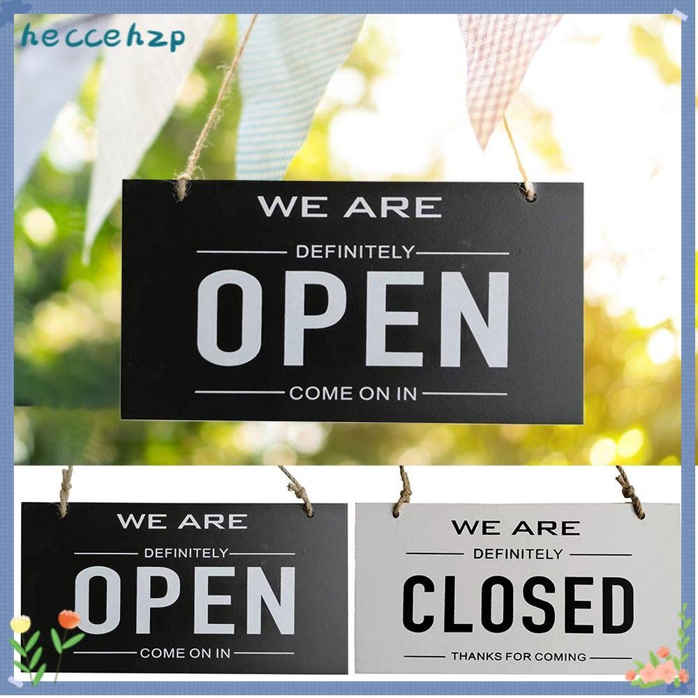 HECCEHZP Door Sign, Double Sided Open Closed Sign Hotel Bulletin Board ...