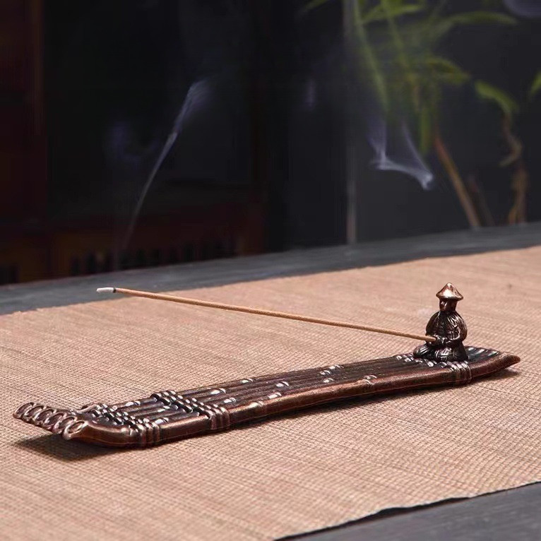 Hanjiang Lonely Shadow Old Fisherman Incense Holder Bamboo Plate Joss ...