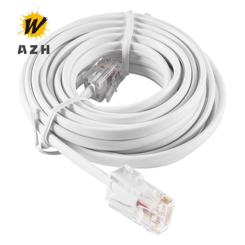 RJ11 6P4C to RJ45 8P4C Modular Phone Internet Extension Cable 3 Meter ...