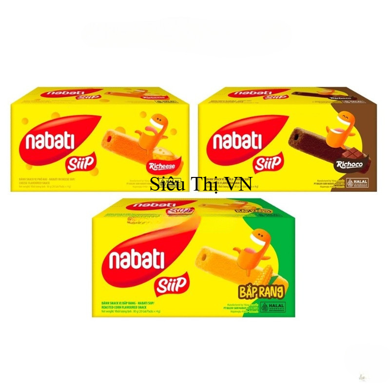 Combo of 3 boxes of Nabati Siip Richeese Snacks with Cheese/Popcorn ...