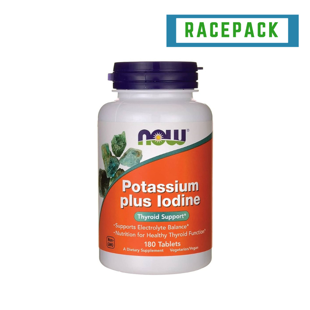 Potassium Plus Iodine | 180 Tabs | Electrolyte Balance | Thyroid Health ...