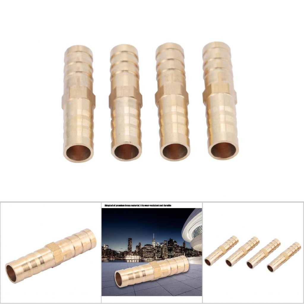 lhome-sg Barb 6mm-8/10/12mm Hose Brass Fittings Tail Reducer Reducing Plug Connector Coupling ...