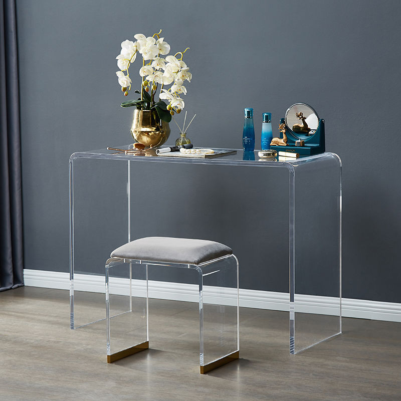 Nordic Creative Transparent Dressing Table Modern Simple Acrylic Desk ...