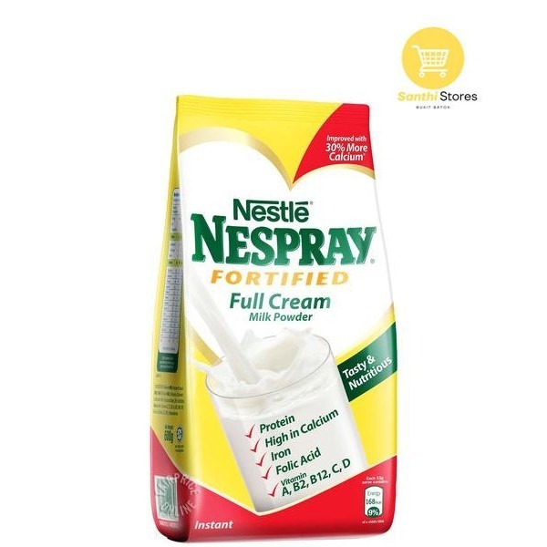 Nestle Fortified Instant Milk Powder Full Cream 600g | Shopee Singapore