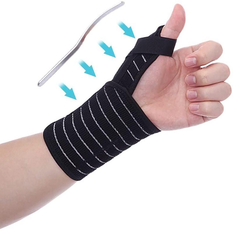 One Piece Wrist Thumb Splint Stabilizer Thumb Support Brace for Trigger ...