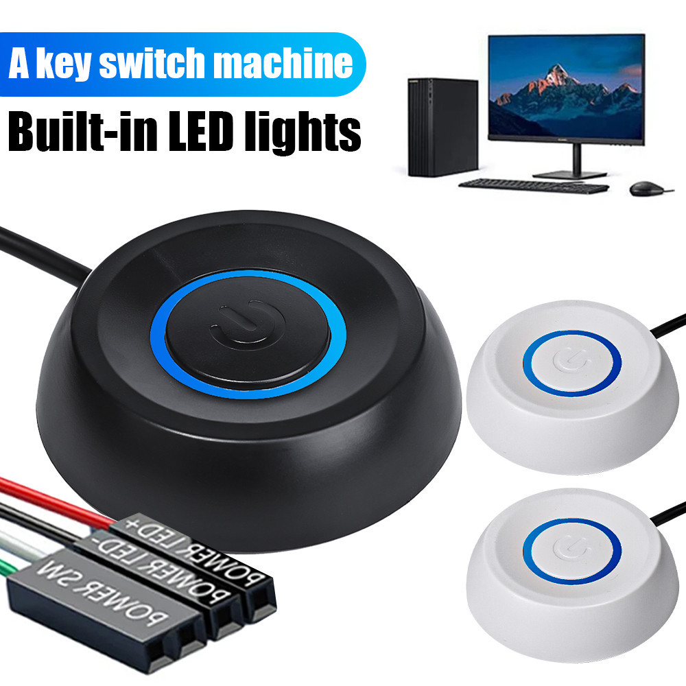 Computer Desktop Switch Pc Motherboard External Start Power Led Lights ...