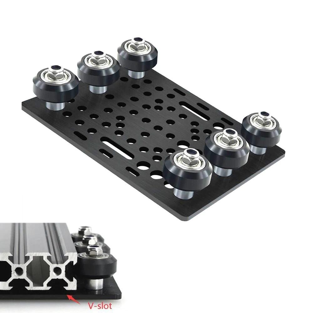 V-Slot Gantry Set 20-80mm Gantry Plate With Wheels For Aluminum ...