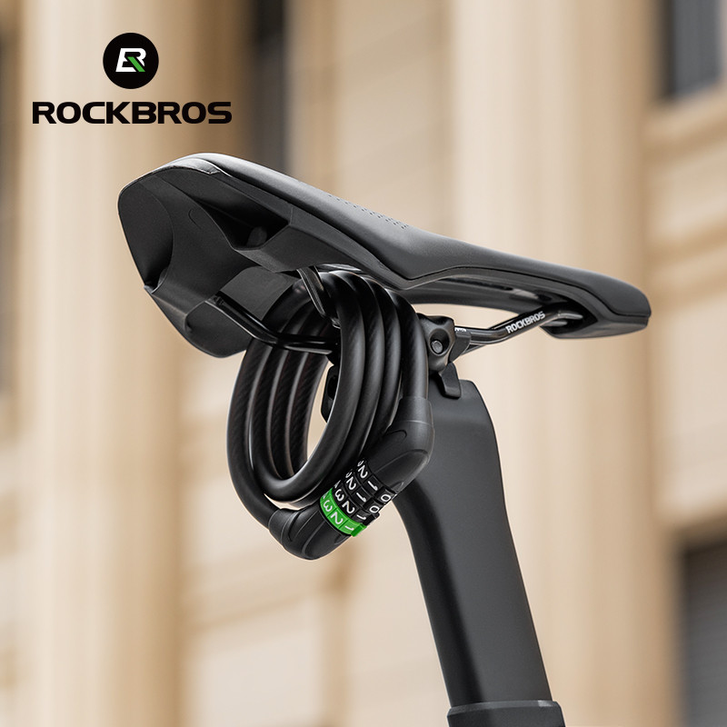 ROCKBROS Steel Cable Password Lock Anti Theft Durable Portable ...