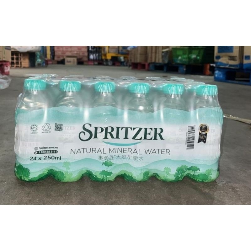 SPRITZER MINERAL WATER 250ML X 24BTL / MADE IN MALAYSIA HALAL | Shopee Singapore
