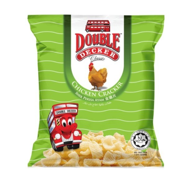 (Expiry 23 Oct 2024) Double Decker Chicken Crackers 40g | Shopee Singapore