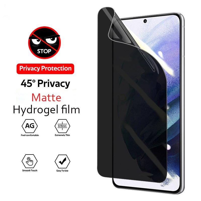 Matte Anti Spy Privacy Hydrogel Film For Samsung Galaxy A56 A36 A16 5G A06 M55S M55 A55 A35 A25 ...