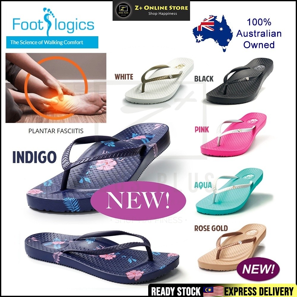 [Australia] FOOTLOGICS TIKI GIRL Orthotic Flip Flop Sandal Slipper Arch ...