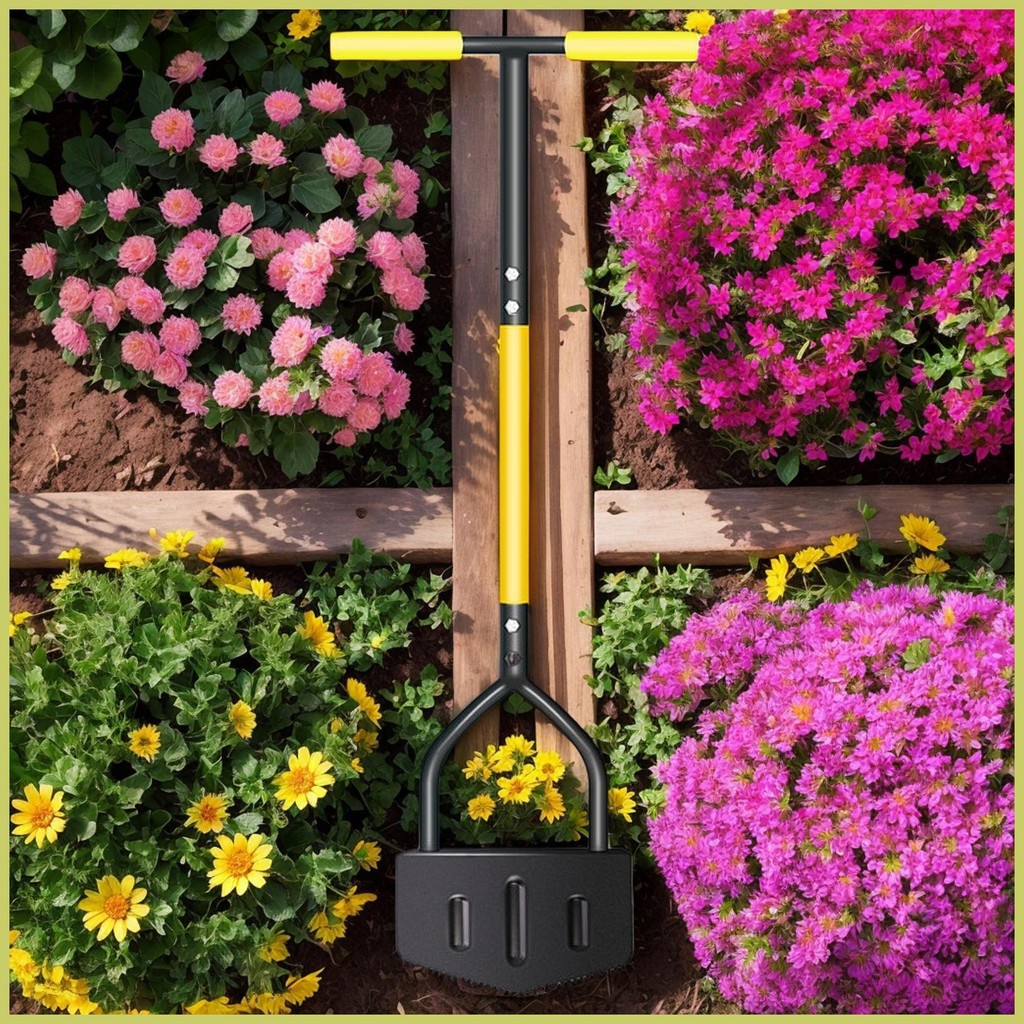Yard Edger Tool Garden Hand Edger Lawn Tool -Tooth Ergonomical Handle ...
