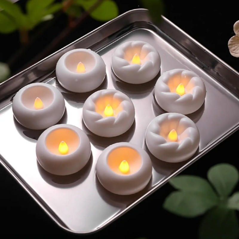 New Deepavali LED Diya Lamp Floating Water Sensor Lamp Diwali ...