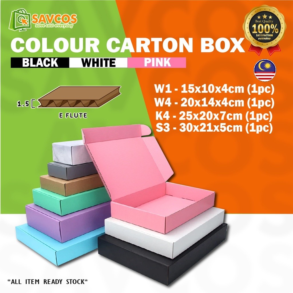 SAVE COST Colour Gift Box Craft Paper Box Packaging Box Carton Box ...