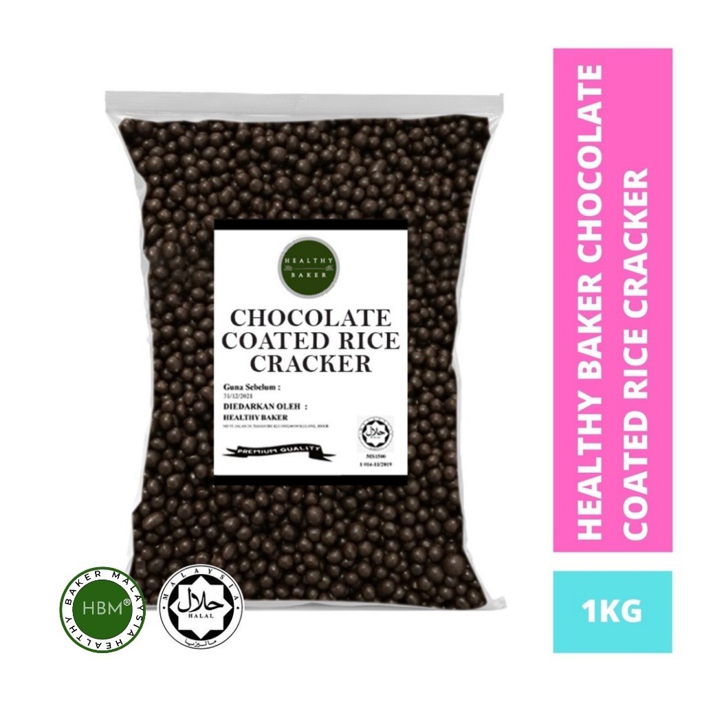 Chocolate Crispy ball / CHOCOLATE COATED RICE CRACKER / COKLAT CRUNCHY ...