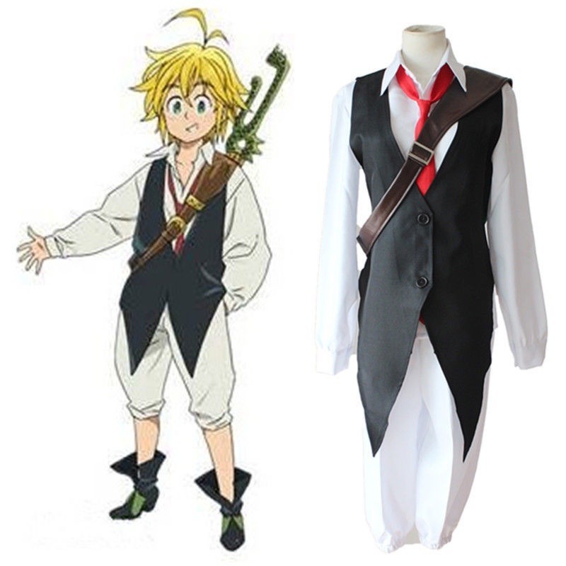 The Seven Deadly Sins Meliodas Dragon's Sin of Wrath cosplay Costume ...