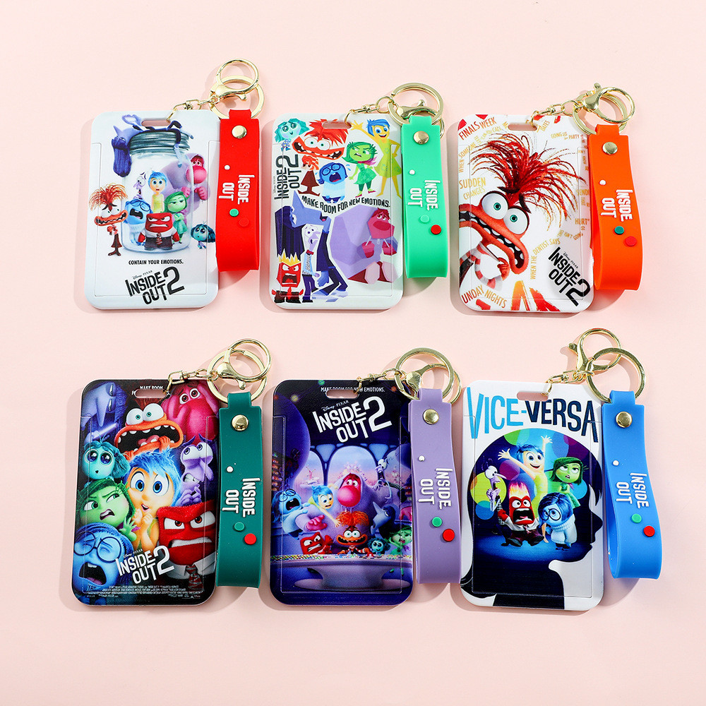 2024 Inside Out 2 Keychain, Disney Sadness Anxiety Ennui Fear Disgust ...