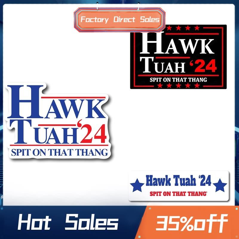 Hawk Tuah Spit on That Thang, Funny Bumper Sticker, Hilarious Meme ...
