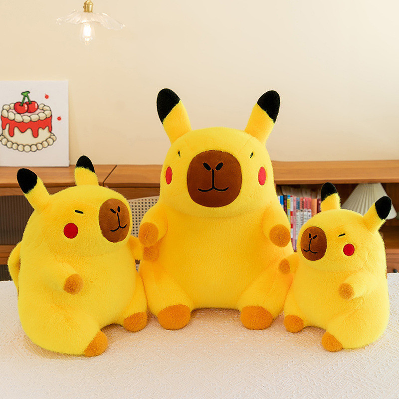 New Cute Capybara Pika Dolphin Plush Toy Doll Cute Transformation ...