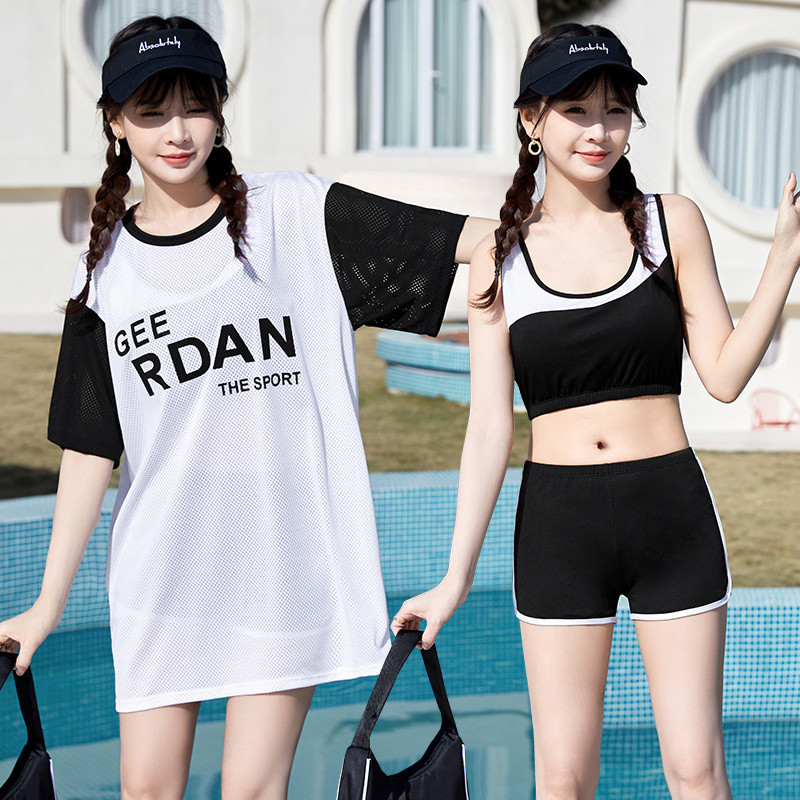 Swimsuit Female Conservative Split2024New Popular Swimsuit Hot Spring ...