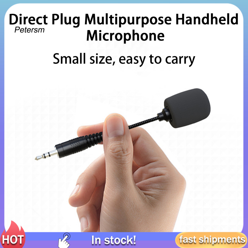 PP Mini Microphone Noise Reduction Sound Live Karaoke Microphone Mobile ...