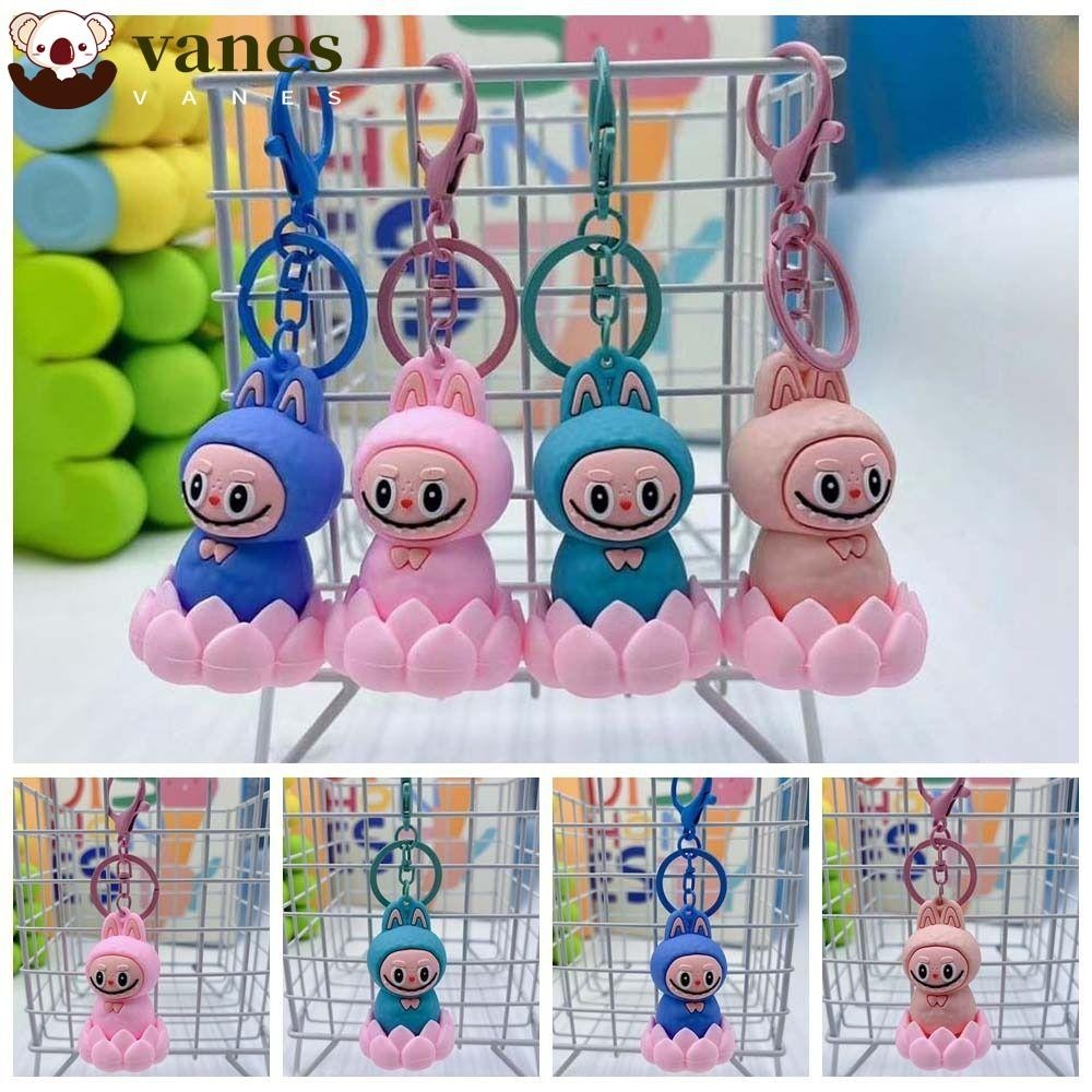 VANES Labubu Doll Keychain, Anti-lost Backpack Charms Labubu PVC ...