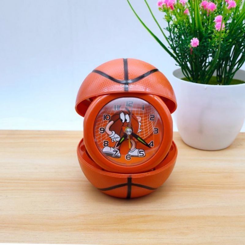 Creative Cool Cartoon Small Alarm Clock Little Boy Household Foldable ...