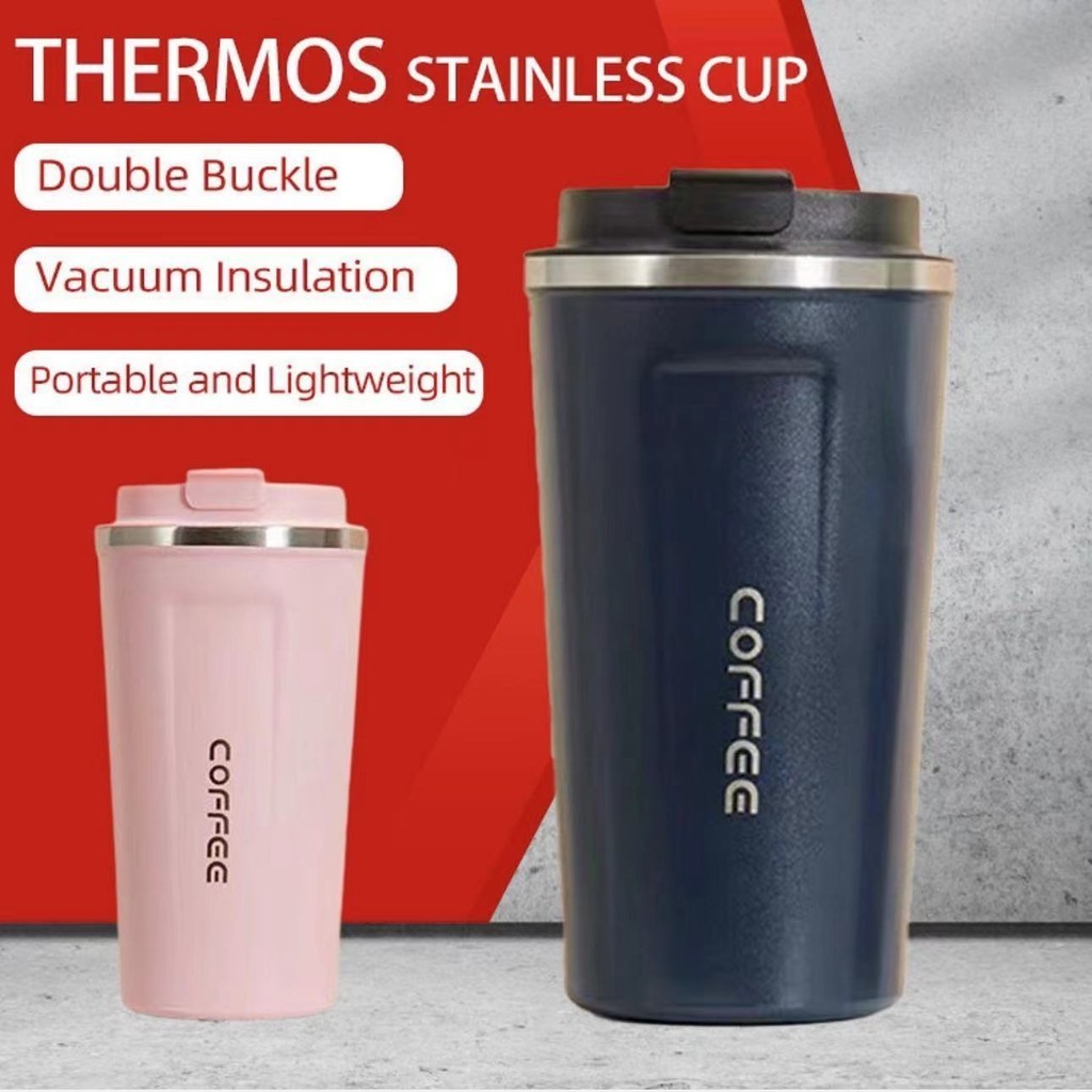 [Shopee Choice] 500ML Insulated Tumbler Coffee Travel Mug Vacuum ...
