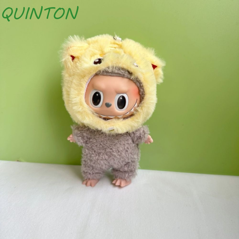 QUINTON Labubu Doll Clothes, Handmade Headgear Cartoon 17cm Labubu Doll ...