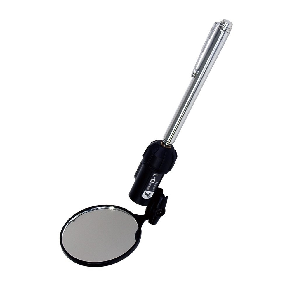 Shinwa Sokutei Inspection Mirror D Round with Light Diameter 60mm 74155 ...