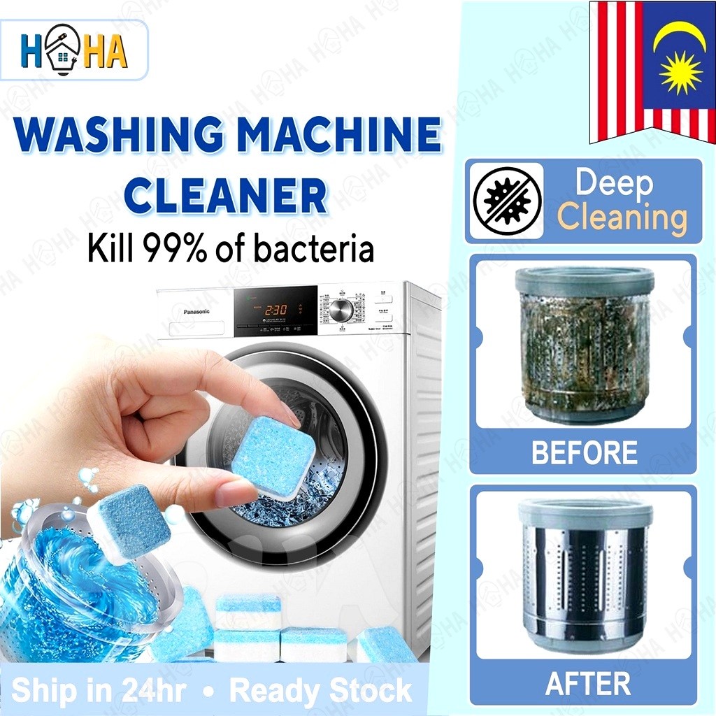 30PC Washing Machine Cleaner Descaler Multifunctional Tablet Washing ...