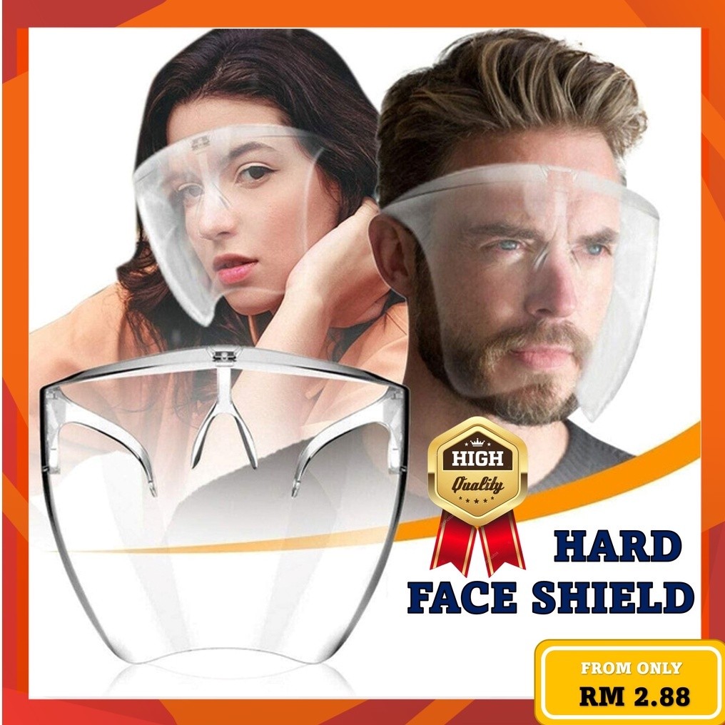 [Ready Stock] Transparent Face Shield Protective Mask with glasses ...